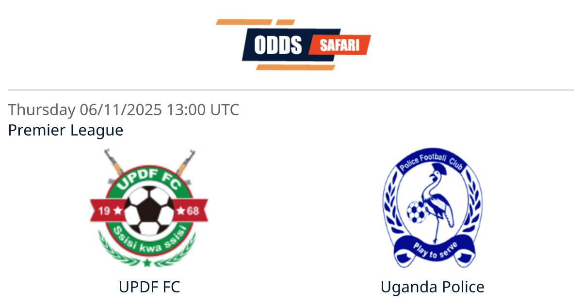 Odds comparison for UPDF FC - Uganda Police / Premier League Soccer at ...