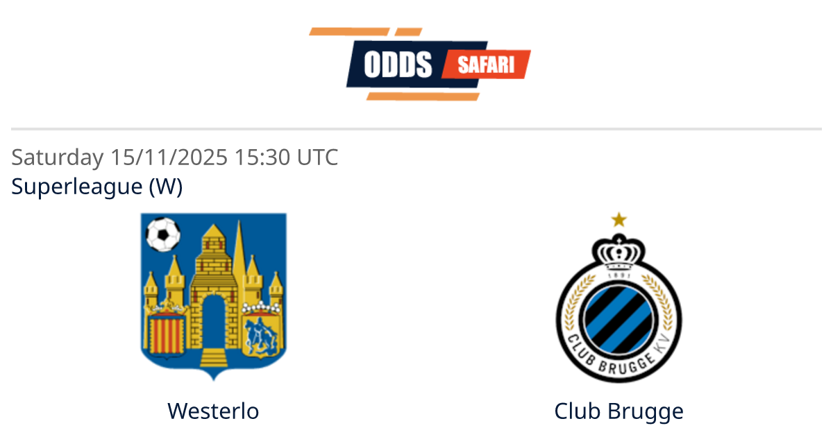 Odds comparison for Westerlo - Club Brugge / Superleague (W) Soccer at ...