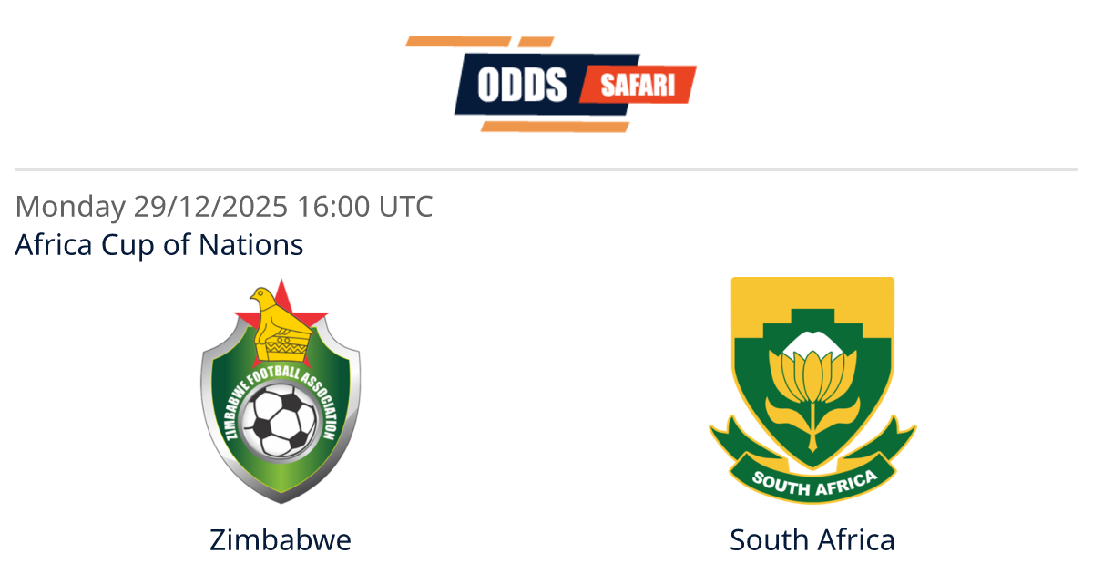 Odds comparison for Zimbabwe - South Africa / Africa Cup of Nations ...