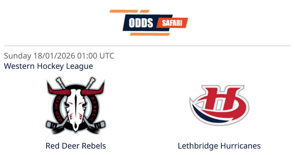 Odds comparison for Red Deer Rebels - Lethbridge Hurricanes / Western ...