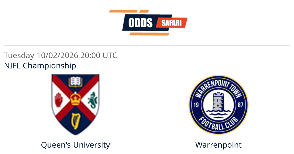 Odds comparison for Queen's University - Warrenpoint / NIFL ...