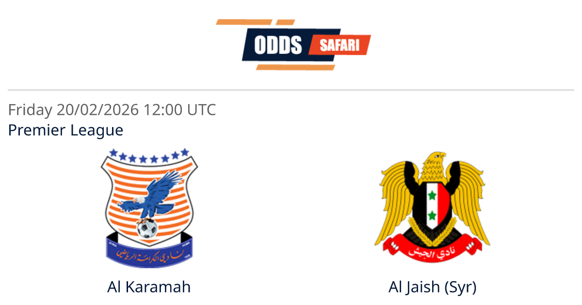 Odds comparison for Al Karamah - Al Jaish (Syr) / Premier League Soccer ...